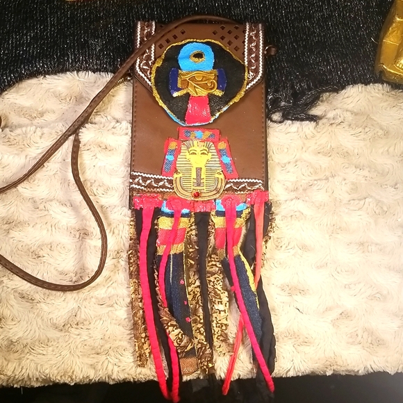 Bags | King Tut Crossbody Bag Commuter Fringes Bag | Poshmark